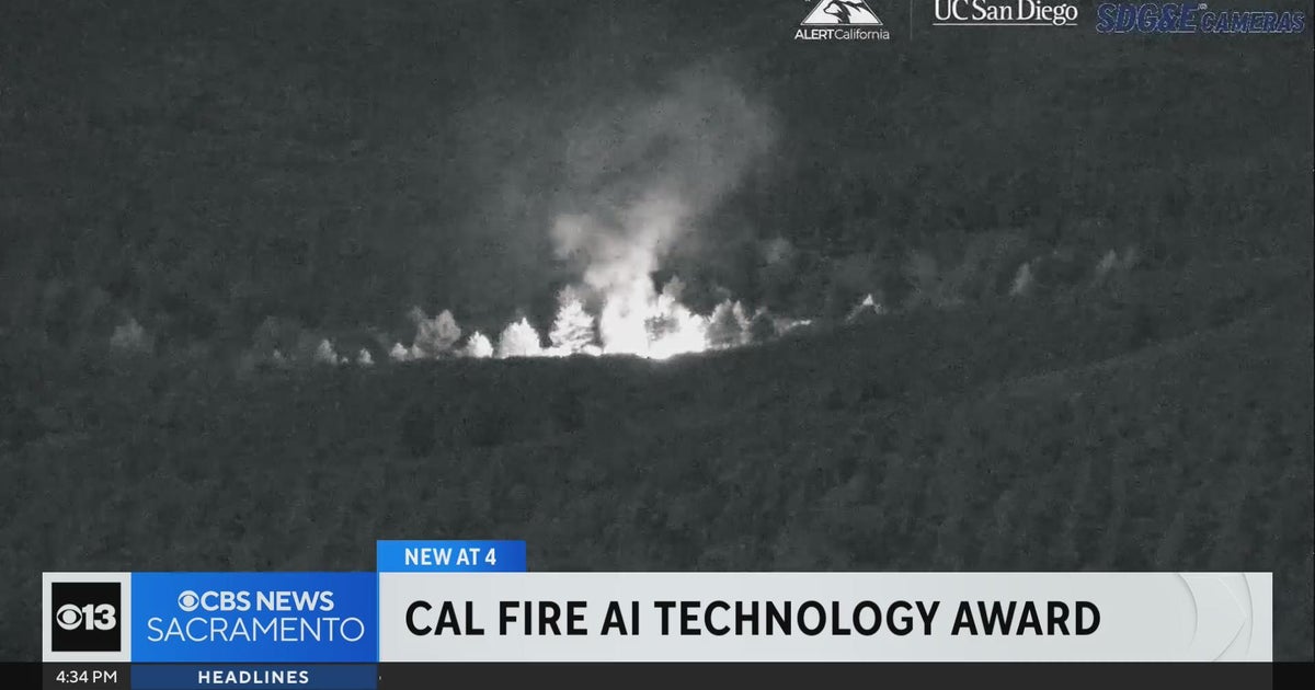 Cal Fire AI tech receives national recognition - CBS Sacramento