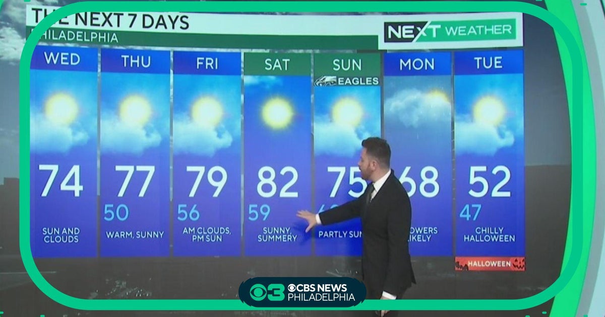 Philadelphia Weather: Record October warmth? - CBS Philadelphia