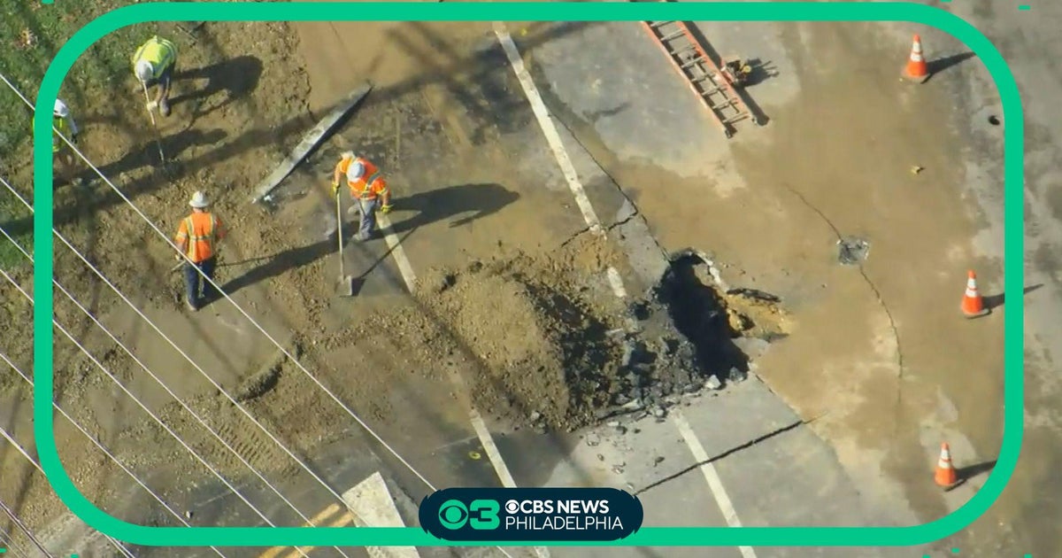 Water main break shuts down intersection in Upper Merion, Montgomery ...