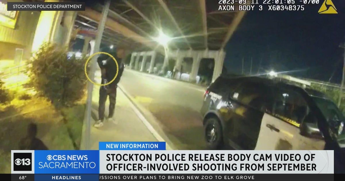 Stockton Police Release Body Cam Footage Of September Officer Involved