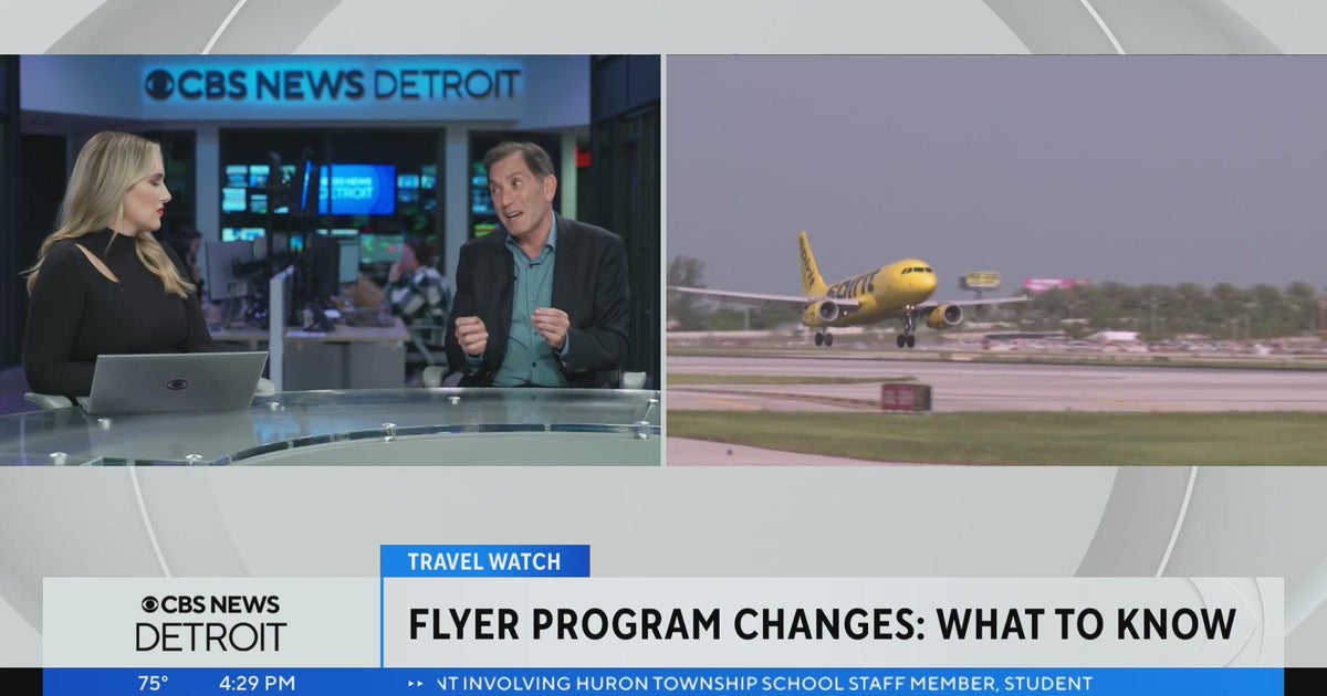 What to know about flyer program changes - CBS Detroit