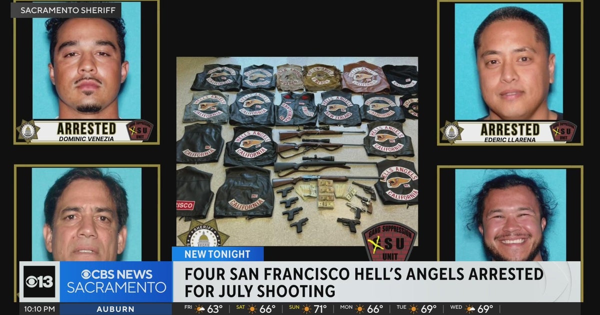 4 San Francisco Hell's Angels arrested for July shooting in Sacramento ...