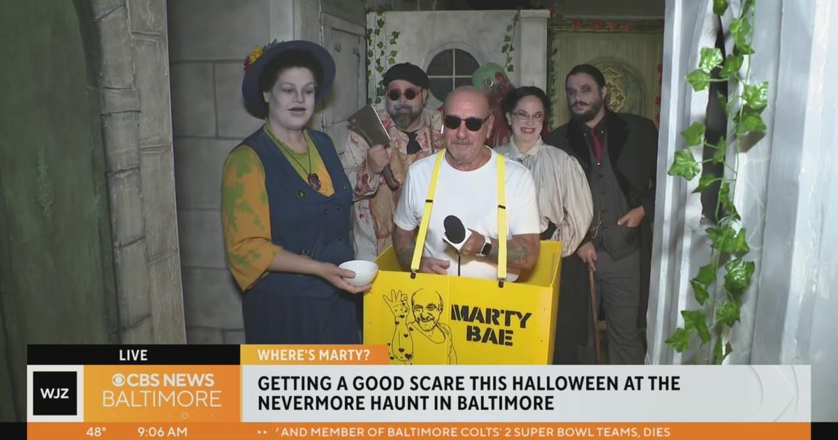 Where's Marty? Getting a good scare this Halloween at the Nevermore ...