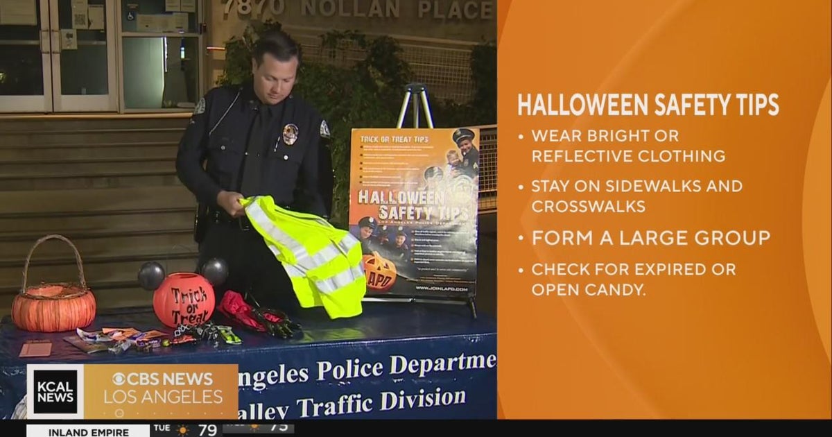 LAPD offers Halloween safety tips - CBS Los Angeles