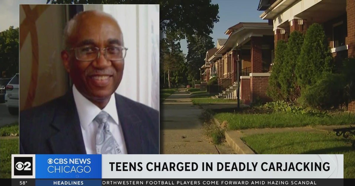 Teens charged in deadly carjacking of elderly Chicago man - CBS Chicago