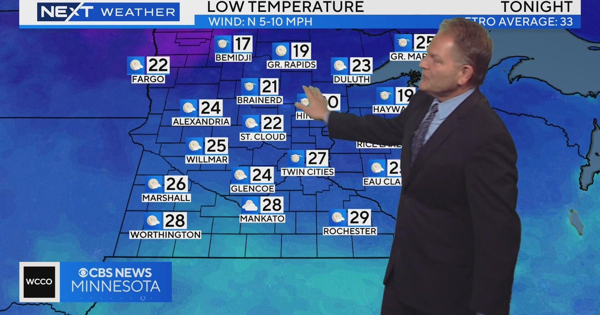 NEXT Weather: 5 p.m. forecast from November 3, 2023 - CBS Minnesota