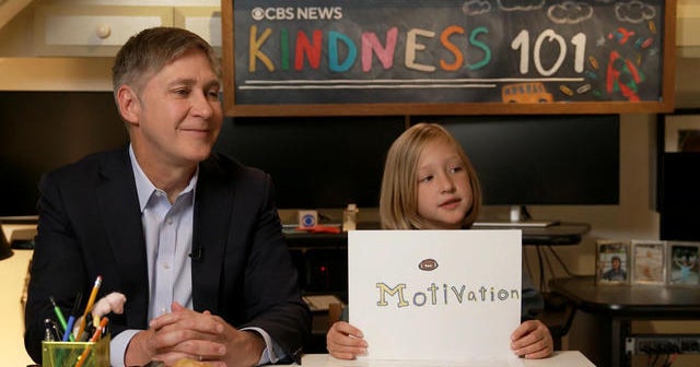 Kindness 101: A lesson in motivation - CBS News