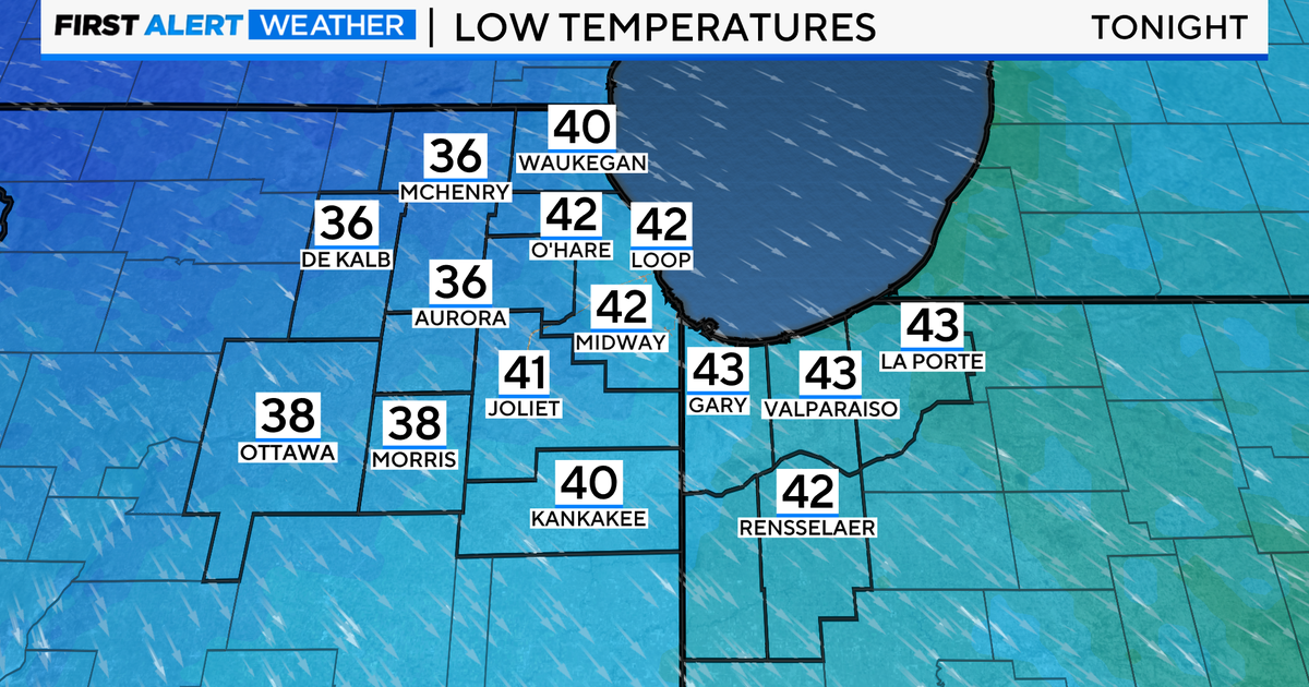 Chicago First Alert Weather Rain ends Wednesday evening - CBS Chicago