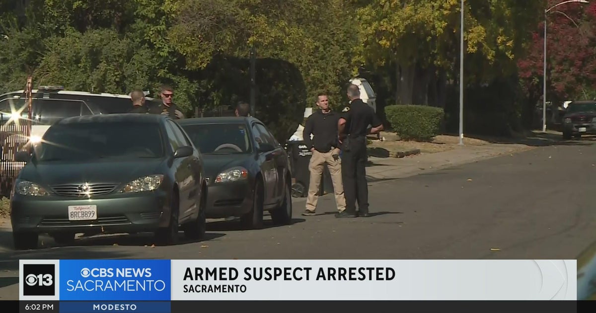 Armed Suspect Arrested After Standoff In South Sacramento Cbs Sacramento
