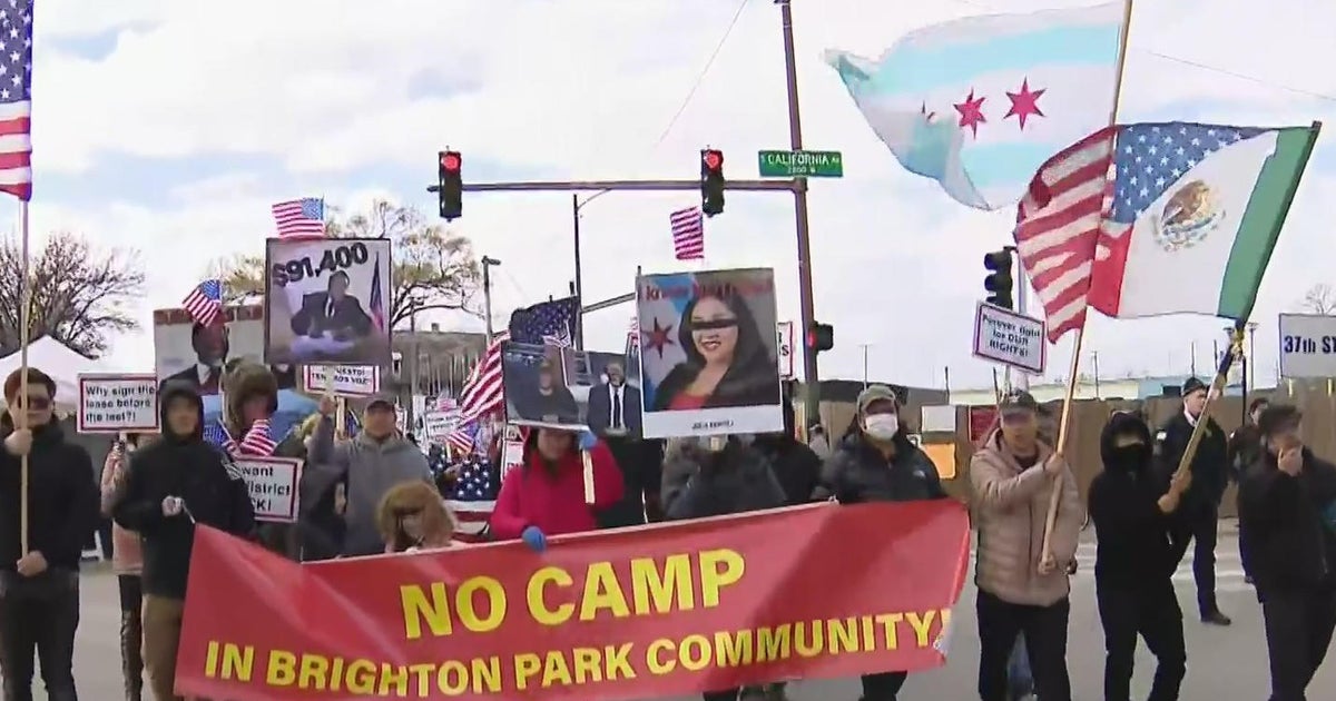 March held in opposition to winterized base camp for migrants in ...