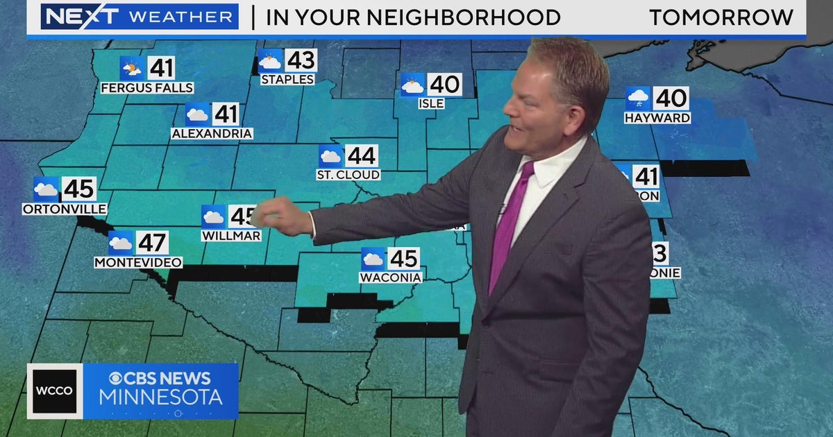 NEXT Weather: 5 p.m. forecast from November 10, 2023 - CBS Minnesota