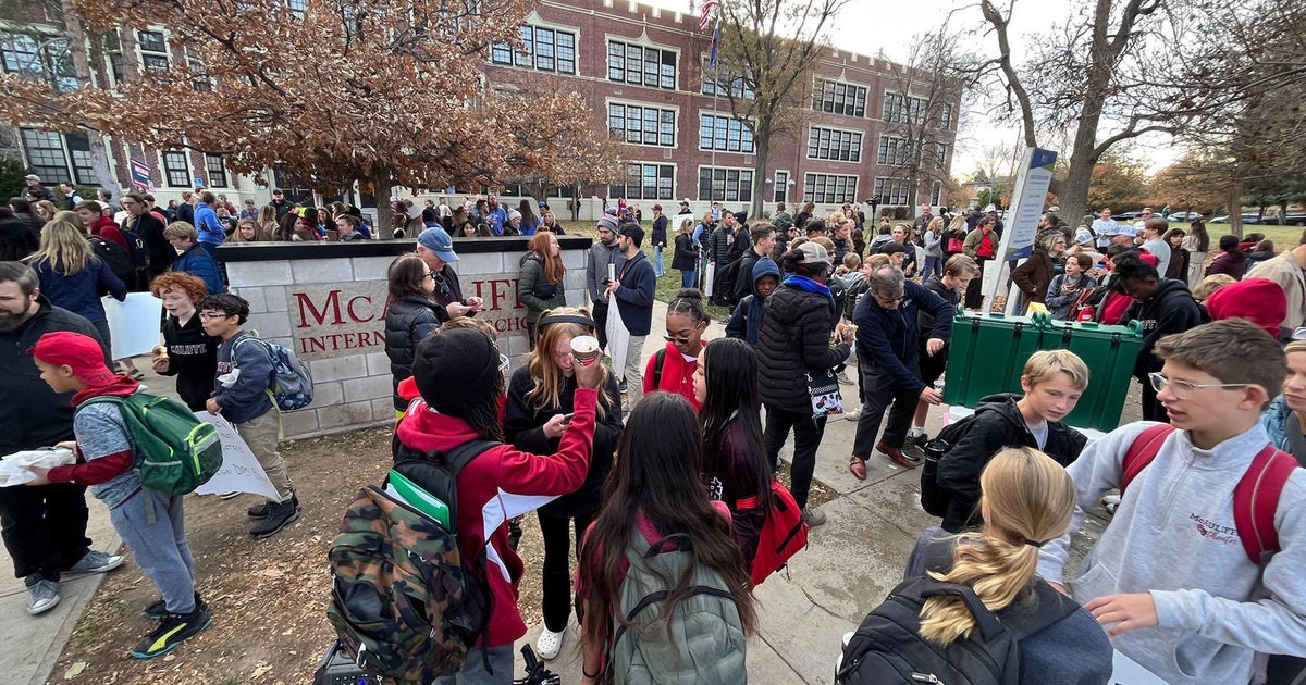 Colorado faculty, parents, students join "walk-in" at McAuliffe ...