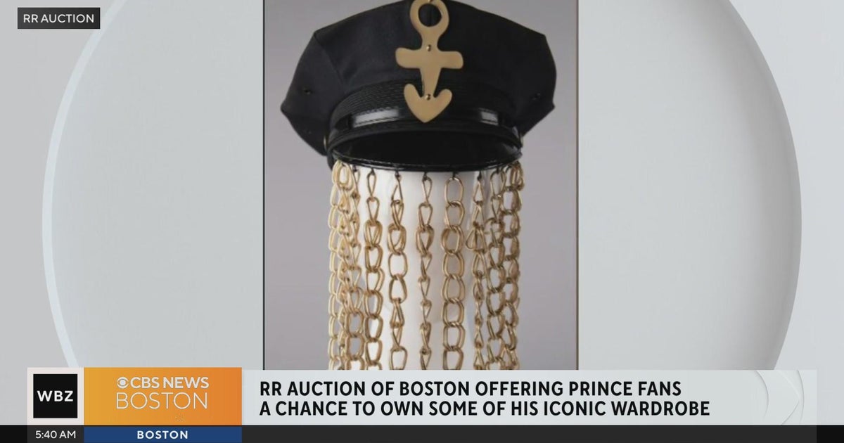 Items from Prince's iconic wardrobe up for auction in Boston - CBS Boston
