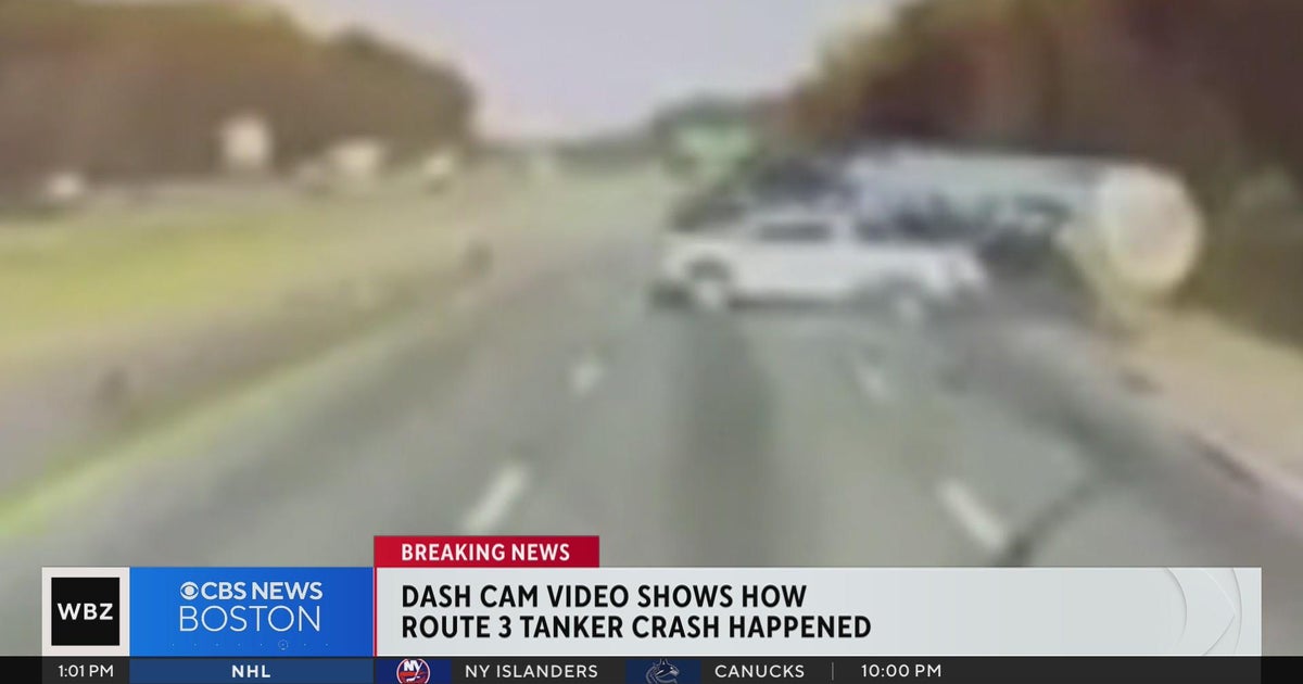 Video shows tanker truck crash that shut down Route 3 in Billerica ...