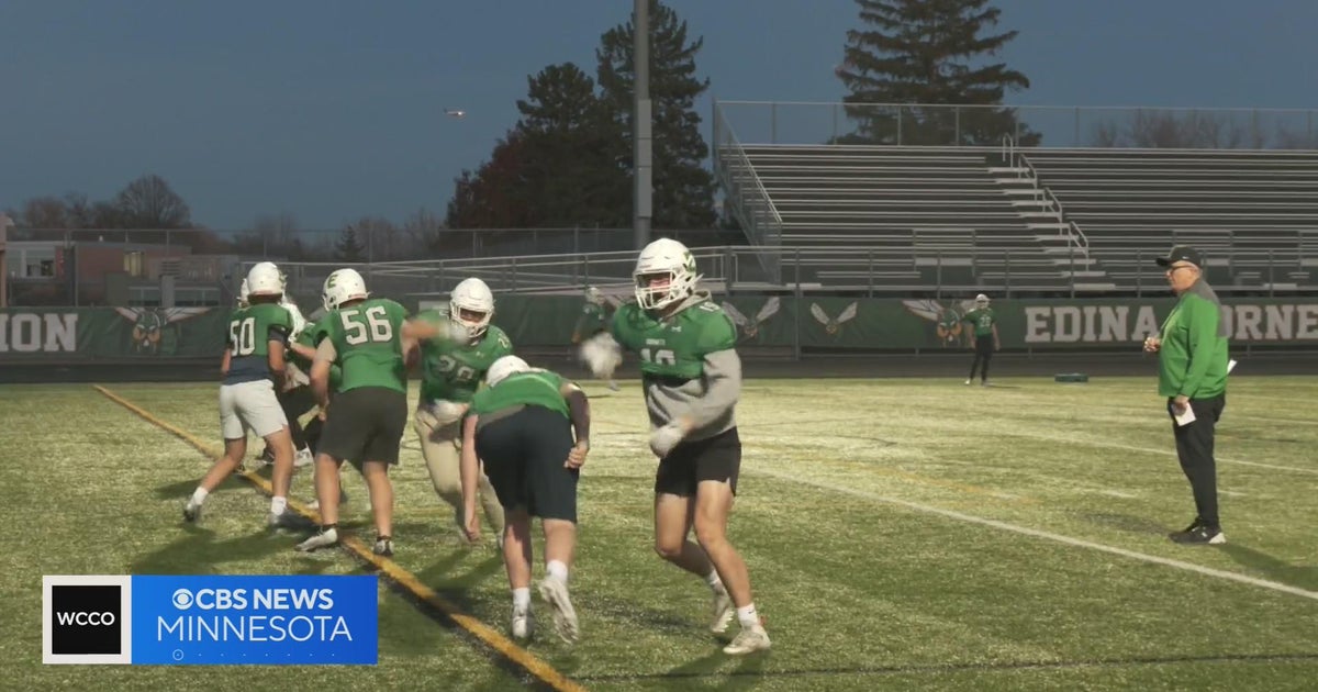 Edina football preps for first-ever semifinals appearance - CBS Minnesota