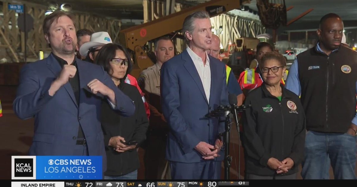 10 Freeway to reopen ahead of schedule - CBS Los Angeles