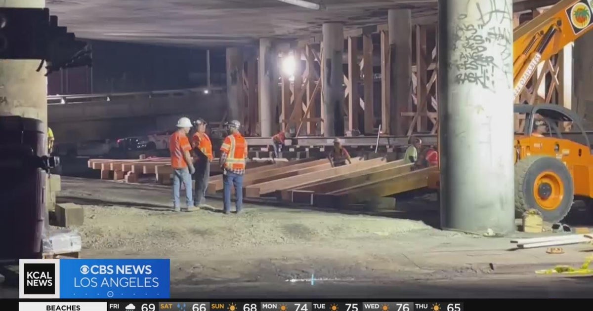 24/7 work continues on I-10 FWY ahead of expected reopening on Tuesday ...