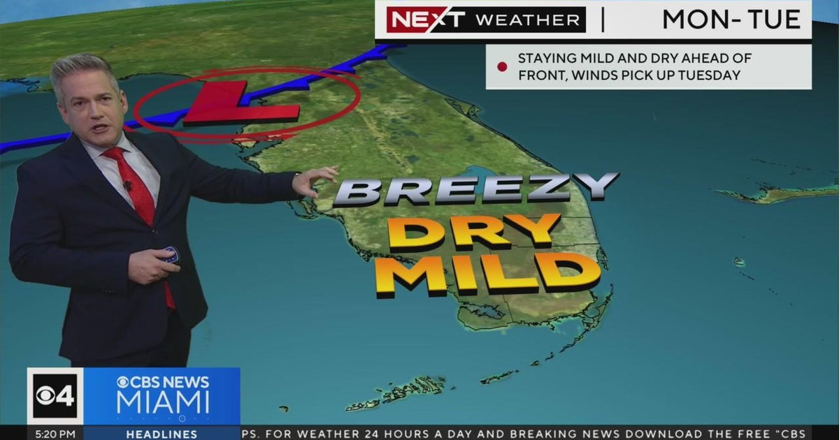 NEXT Weather forecast for Friday 11/17/23 5PM - CBS Miami