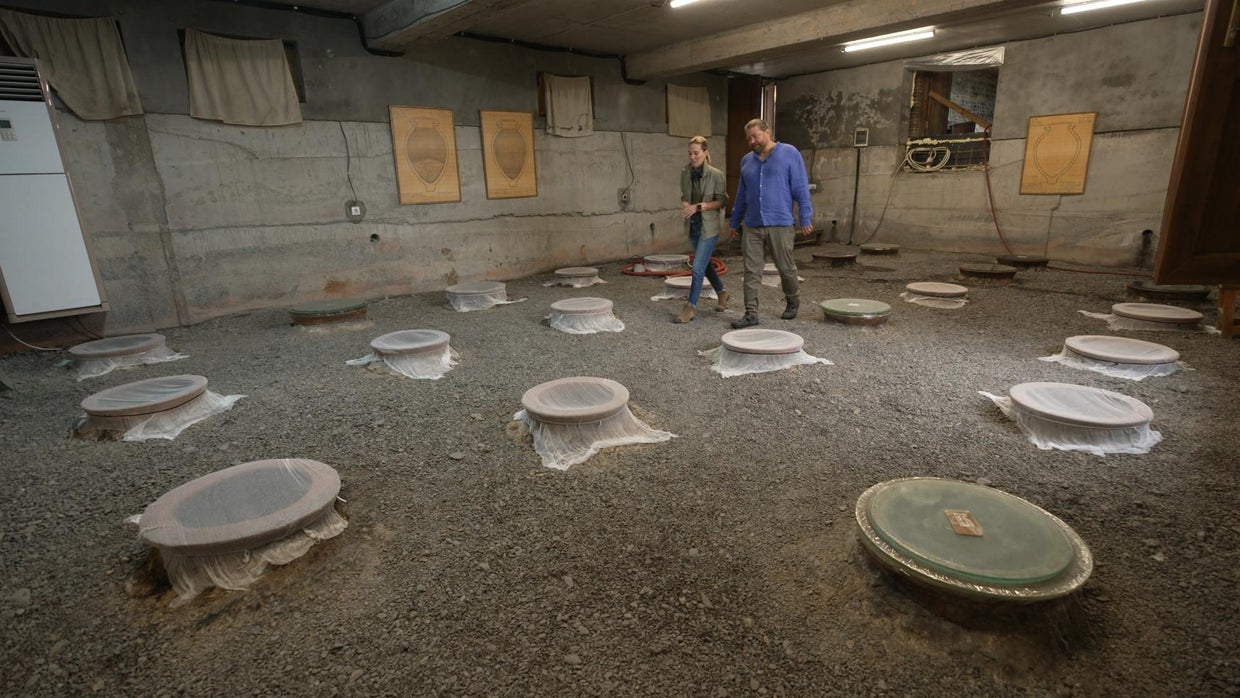 Georgian monks make wine using ancient techniques | 60 Minutes - CBS News