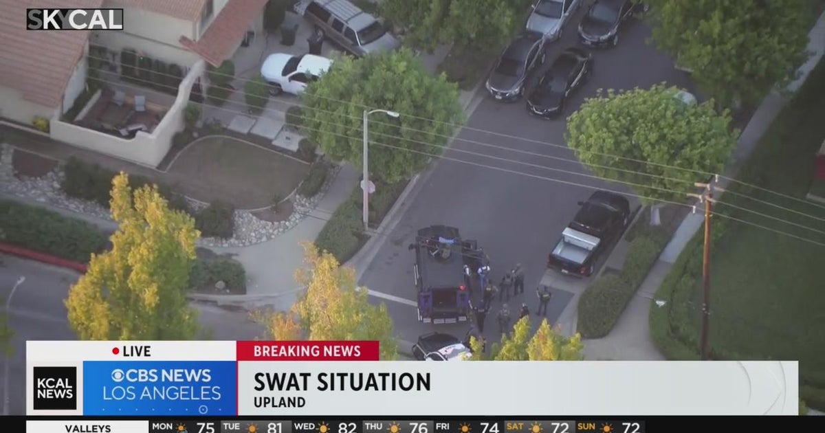 SWAT in standoff in Upland - CBS Los Angeles