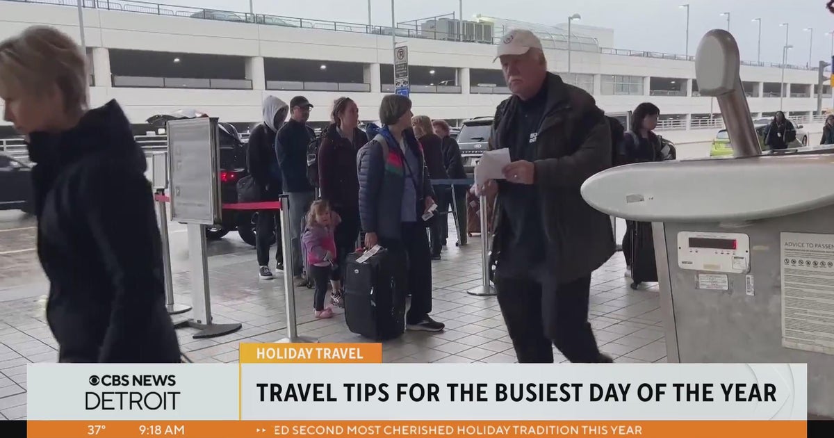 Travel tips for Thanksgiving - CBS Detroit