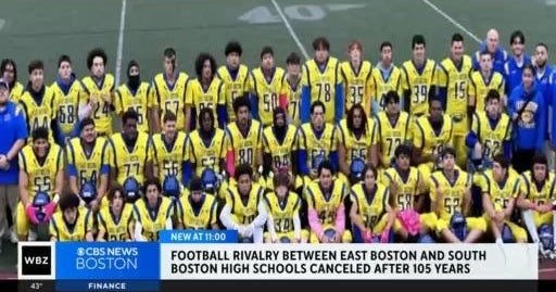 Boston football rivalry canceled due to lack of players - CBS Boston