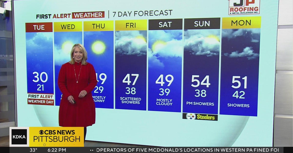 KDKA-TV Evening Forecast (11/27) - CBS Pittsburgh