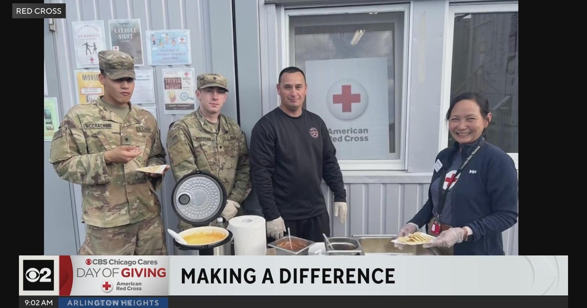 Red Cross volunteers help bring a bit of home to military serving ...