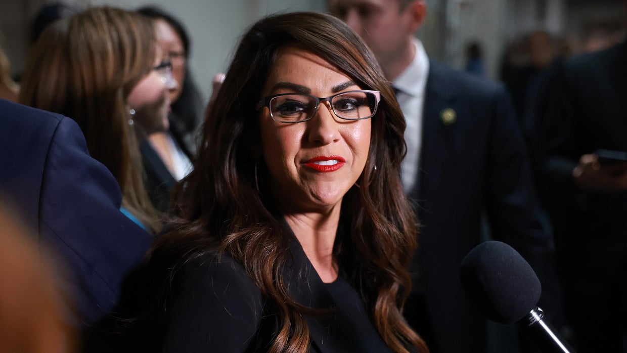 President Joe Biden crosses himself after mentioning Rep. Lauren ...