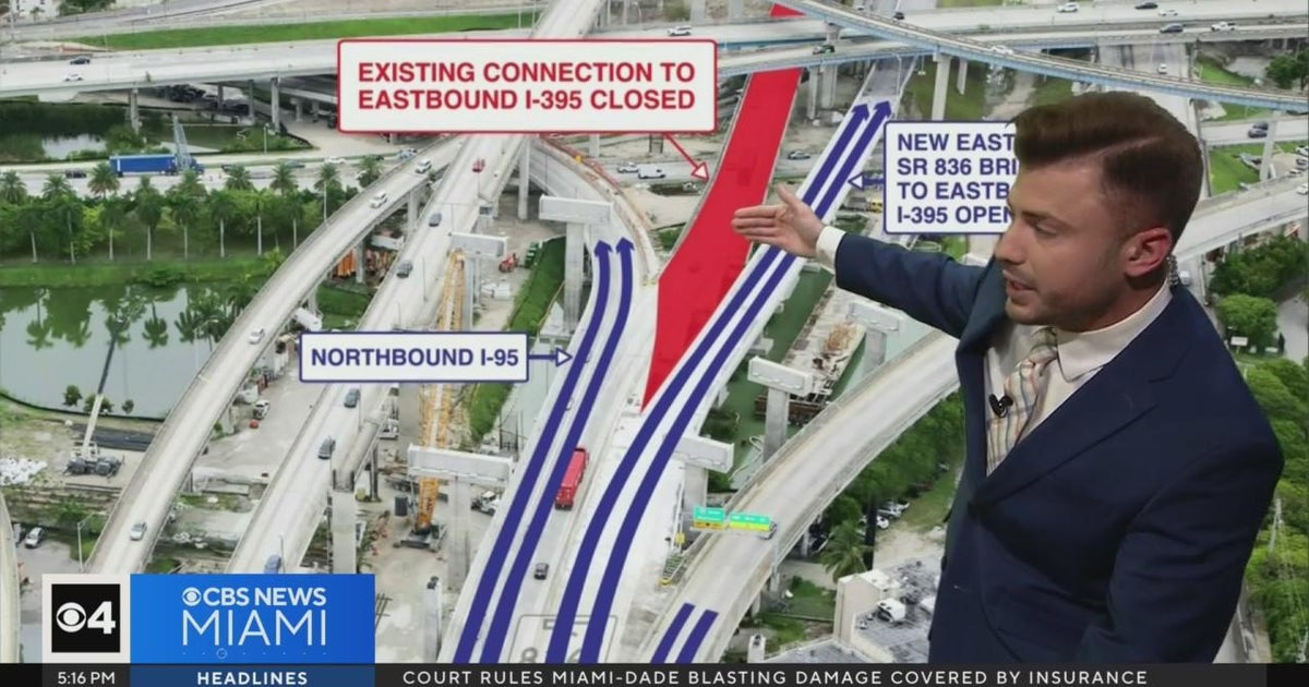 New connector bridge opening on SR-836/I-395 - CBS Miami