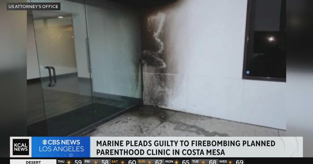 Camp Pendleton Marine pleads guilty to firebombing Planned Parenthood in Costa Mesa - CBS Los ...