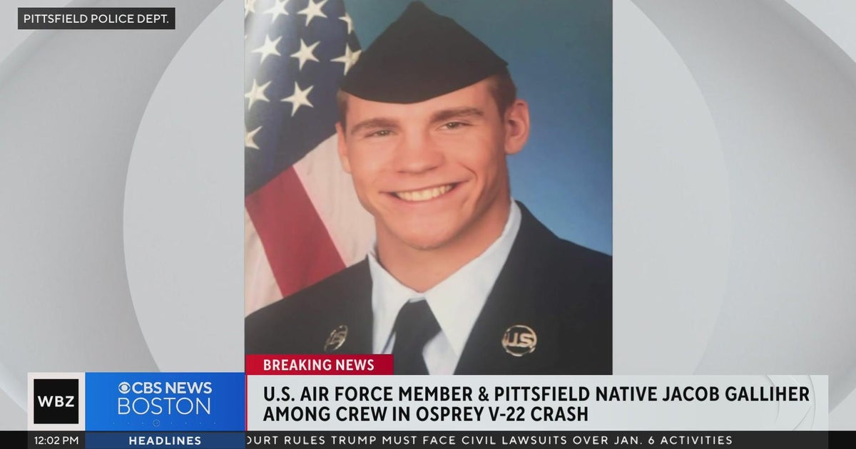 Pittsfield native Jacob Galliher killed in U.S. Osprey crash off Japan ...