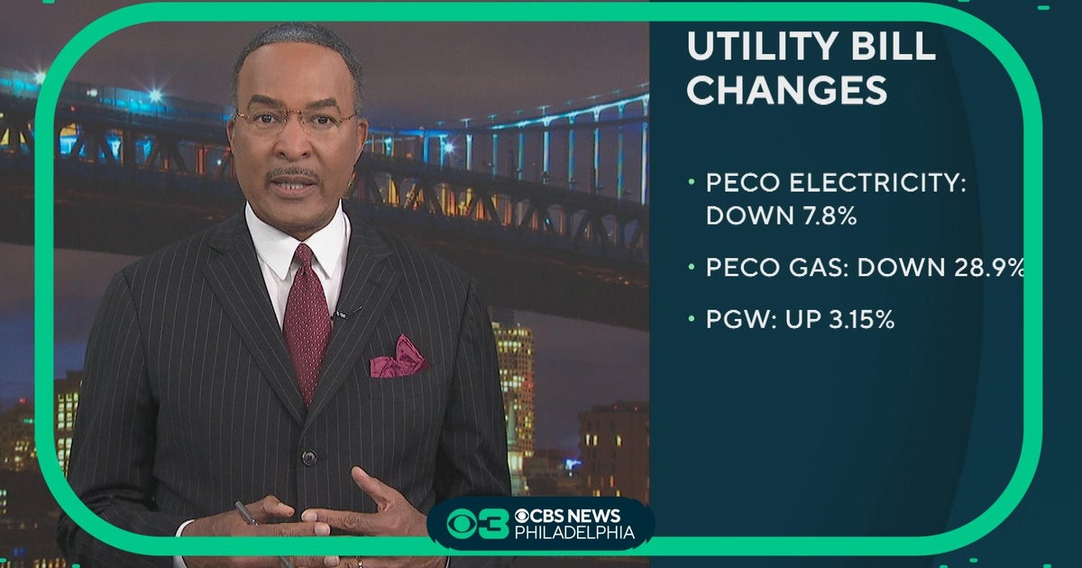 Utility bill changes for some Philadelphians - CBS Philadelphia