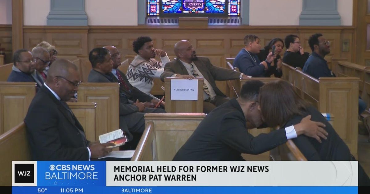 Memorial held for former WJZ news anchor Pat Warren - CBS Baltimore