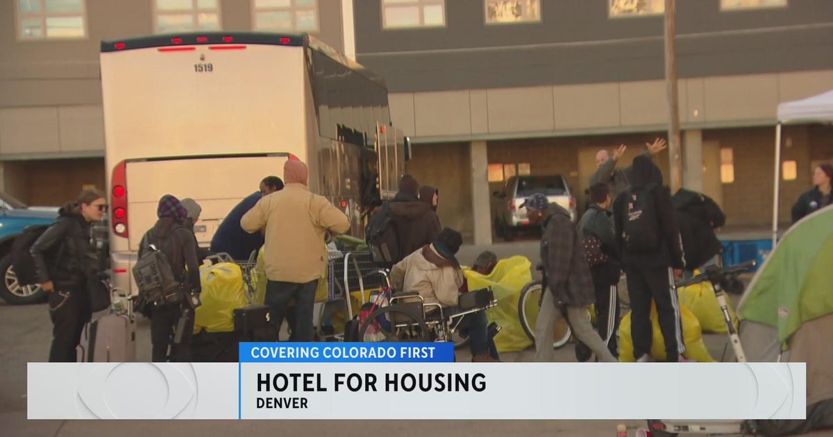 Denver moves 100 people off the streets into transitional housing - CBS ...