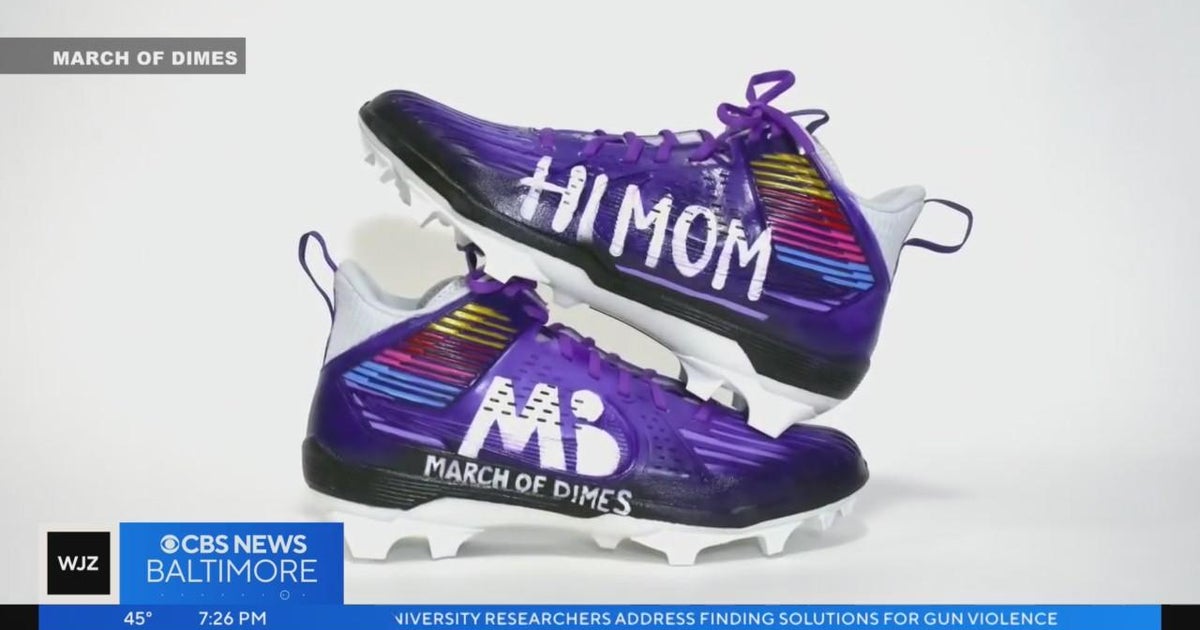 Ravens Tyler Ott to sport custom cleats at NFL game for March of Dimes ...