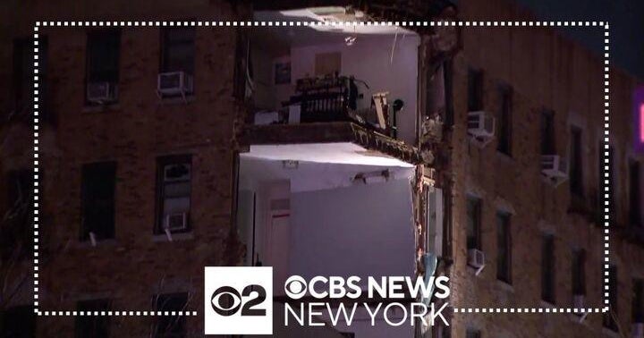 Witnesses describe harrowing scene at site of Bronx building collapse - CBS New York