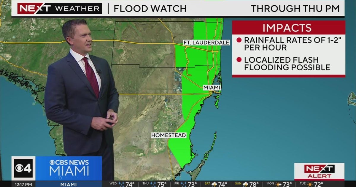Miami Weather for Wednesday 12/13/2023 12PM - CBS Miami