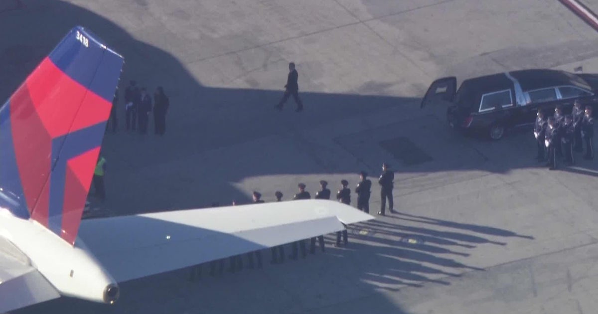 Procession for fallen U.S. Air Force Maj. Luke A. Unrath begins at LAX ...