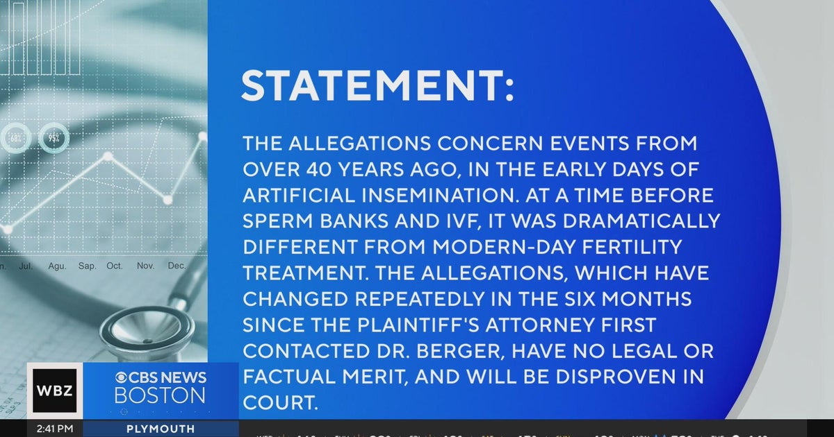 Founder of Boston IVF accused of secretly impregnating patient - CBS Boston