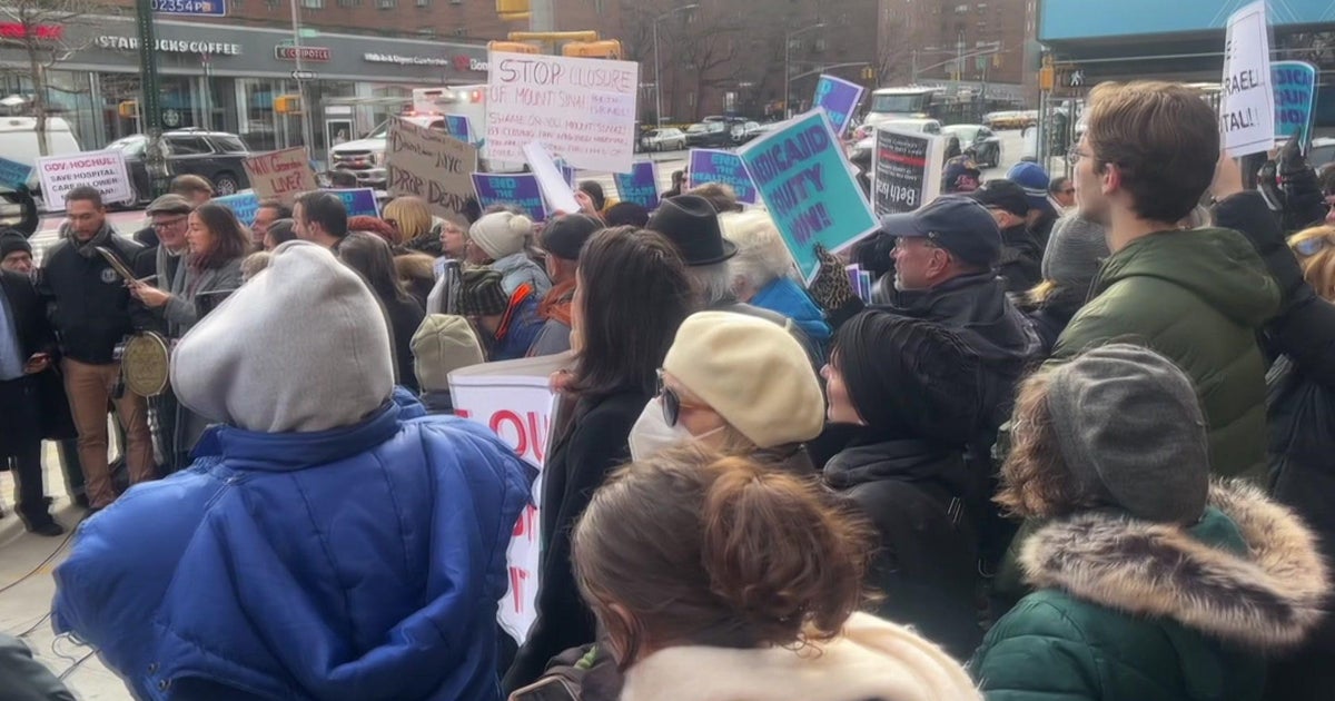 Demonstrators rally to protest Mount Sinai Beth Israel closure - CBS ...