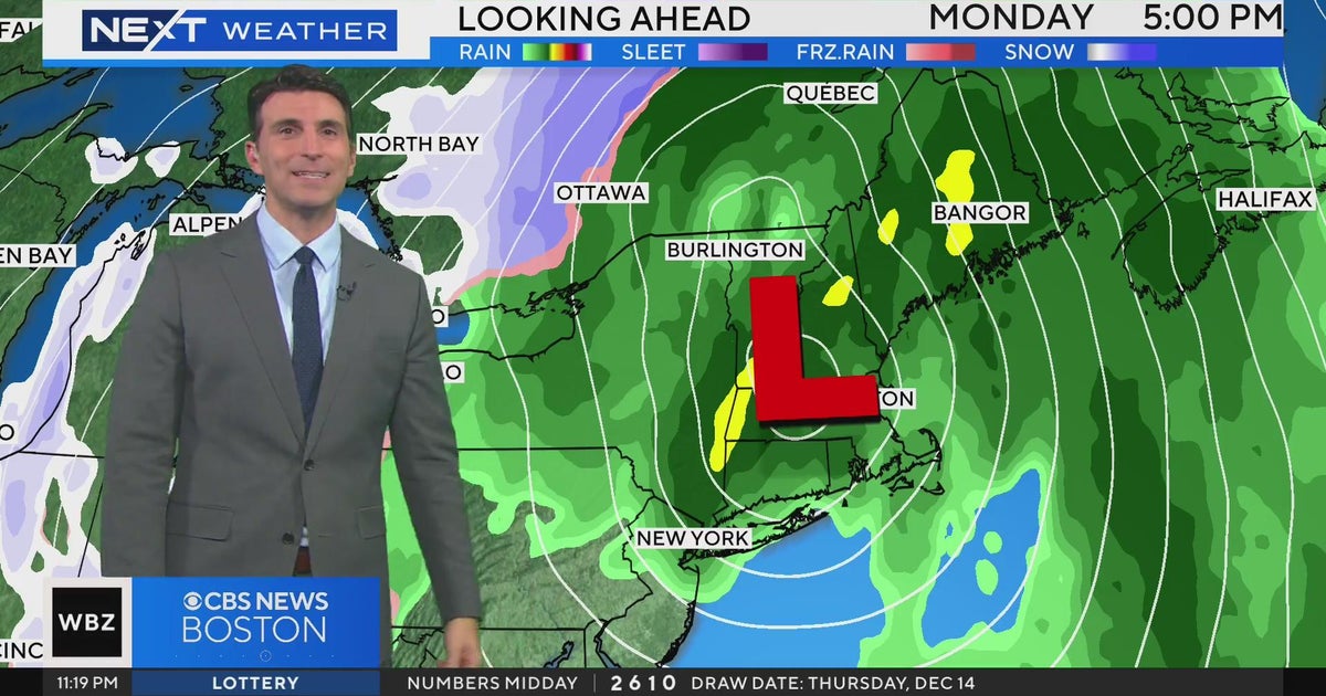 Next Weather: WBZ Forecast For December 14, 2023 - CBS Boston