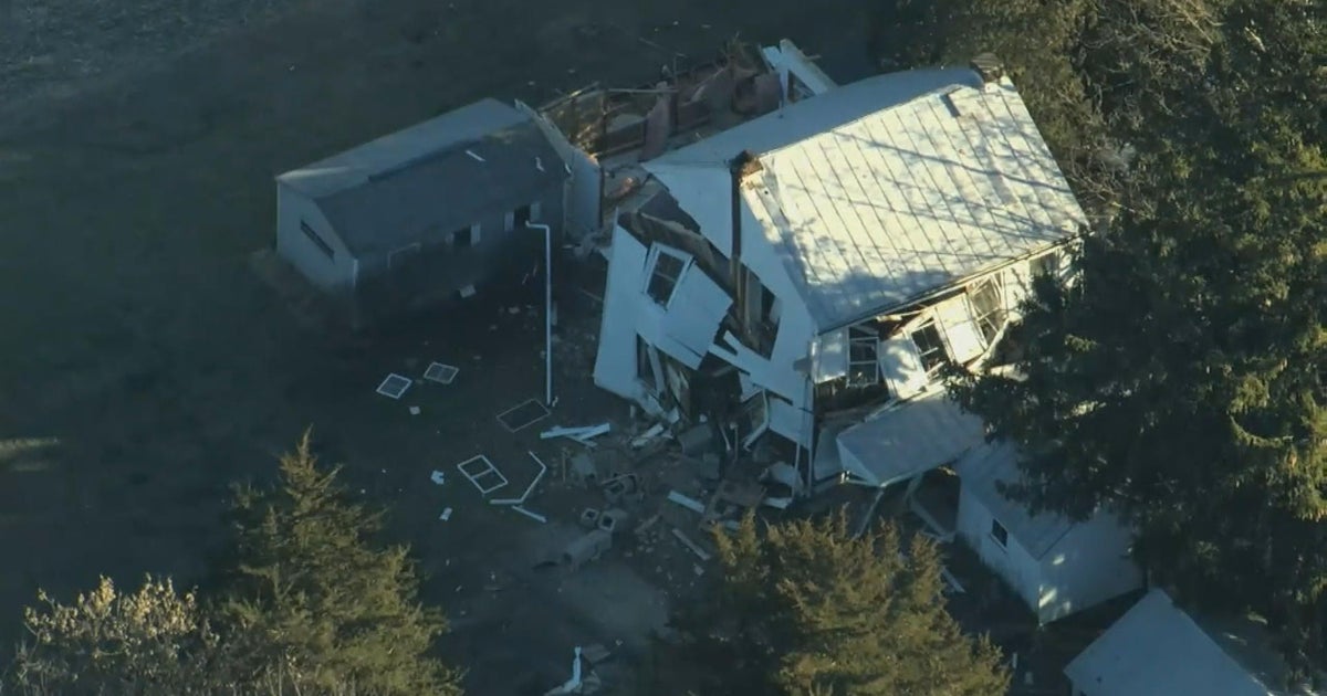 Crews investigating house explosion in Berks County, Pennsylvania - CBS ...