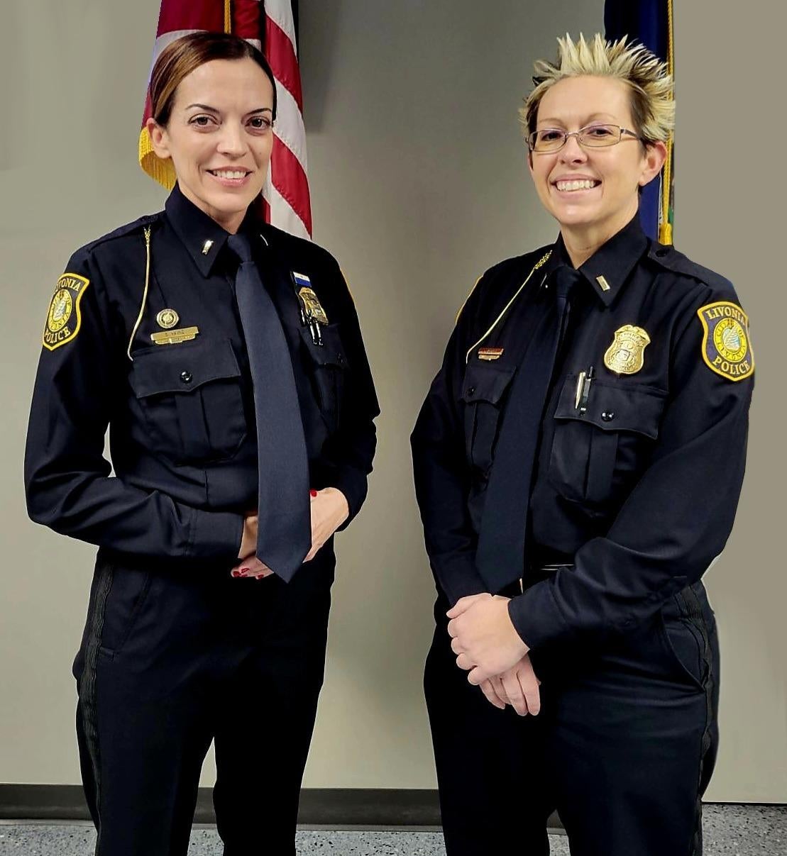 Two female officers in Livonia make history serving as lieutenants at ...