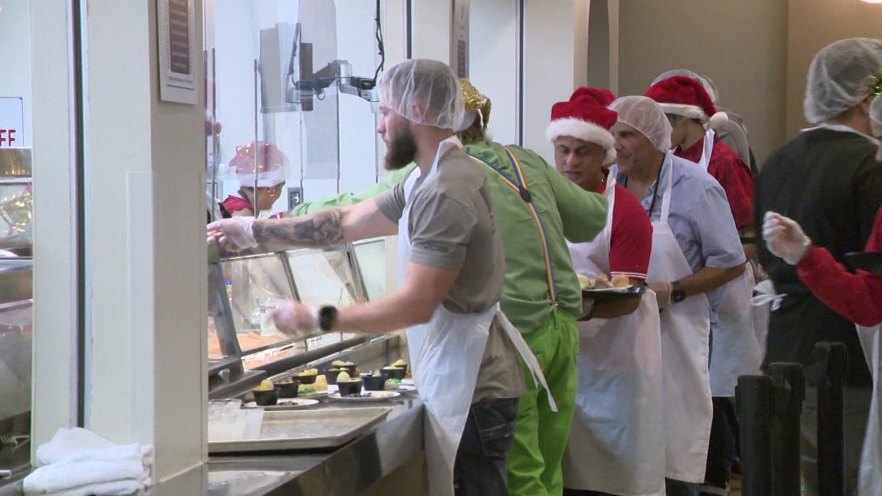 Camillus House serving dinner, dessert and kindness - CBS Miami