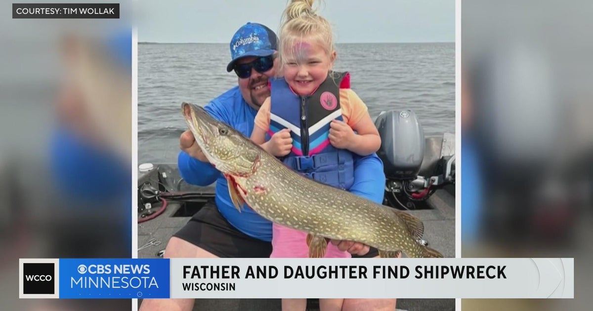 Wisconsin father-daughter duo discover shipwreck - CBS Minnesota