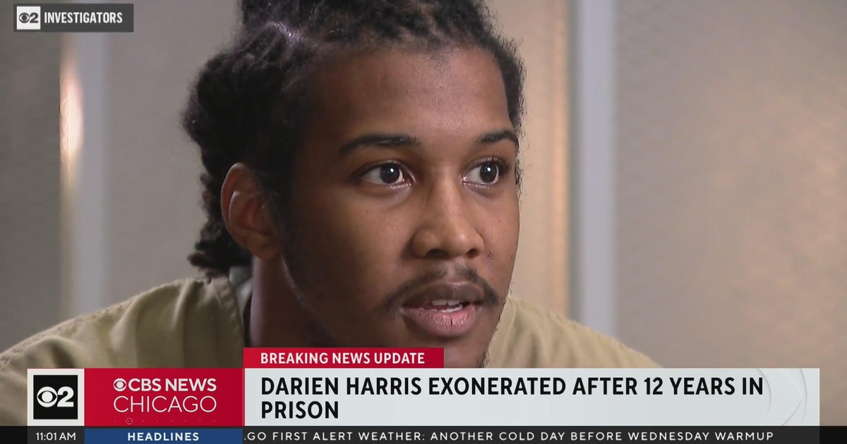 Darien Harris exonerated after 12 years in prison for wrongful murder ...