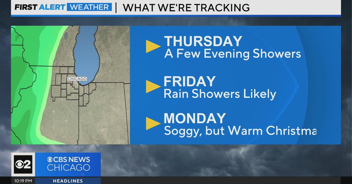 Chicago First Alert Weather: Thursday evening showers - CBS Chicago