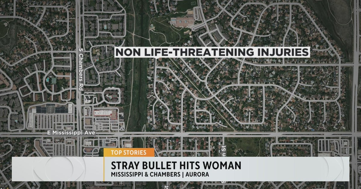 Stray bullet hits woman inside Aurora home - CBS Colorado