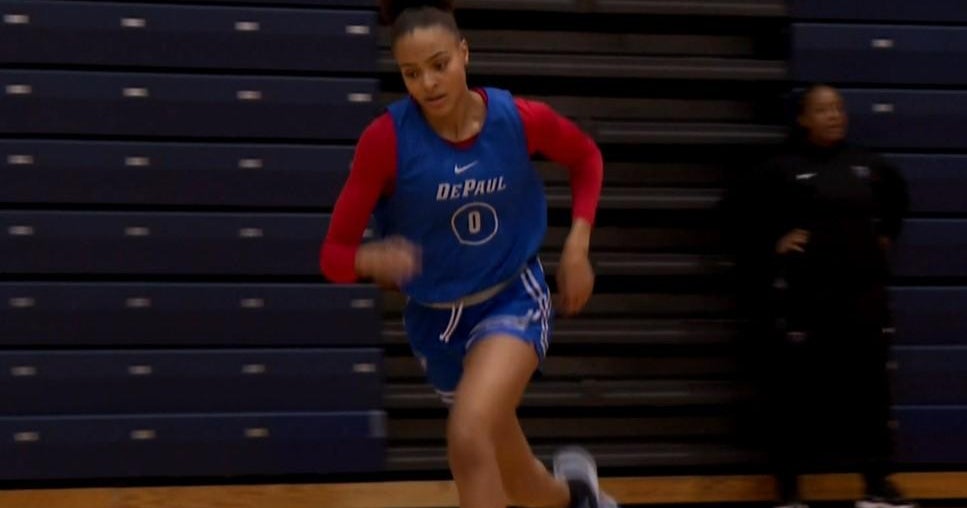 DePaul guard Katlyn Gilbert's 1 1/2-year-old son is a big Blue Demons ...